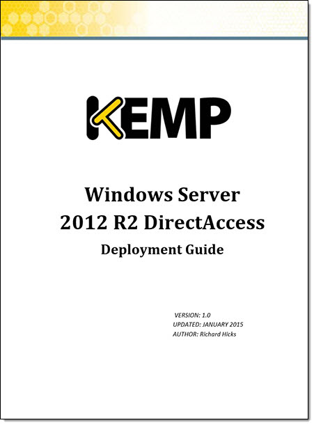 DirectAccess Deployment Guide for Kemp LoadMaster Load Balancers_01 ...