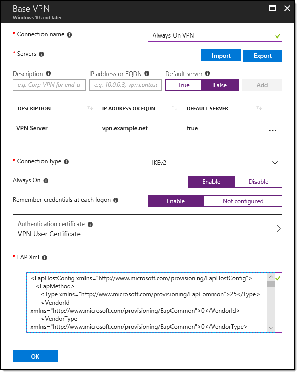 Deploying Windows 10 Always On VPN with Microsoft Intune | Richard M ...
