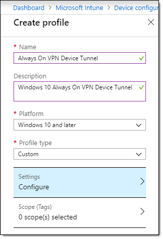 Always On VPN Device Tunnel Configuration using Intune | Richard M ...