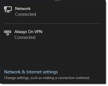 Always On VPN Device Tunnel Status Indicator | Richard M. Hicks ...