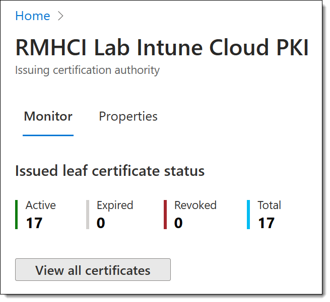 Microsoft Cloud PKI for Intune | Richard M. Hicks Consulting, Inc.