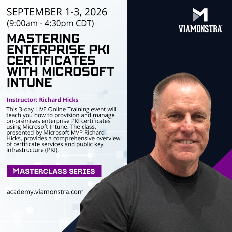 Mastering Certificates with Microsoft Intune September 2026 | Richard M ...